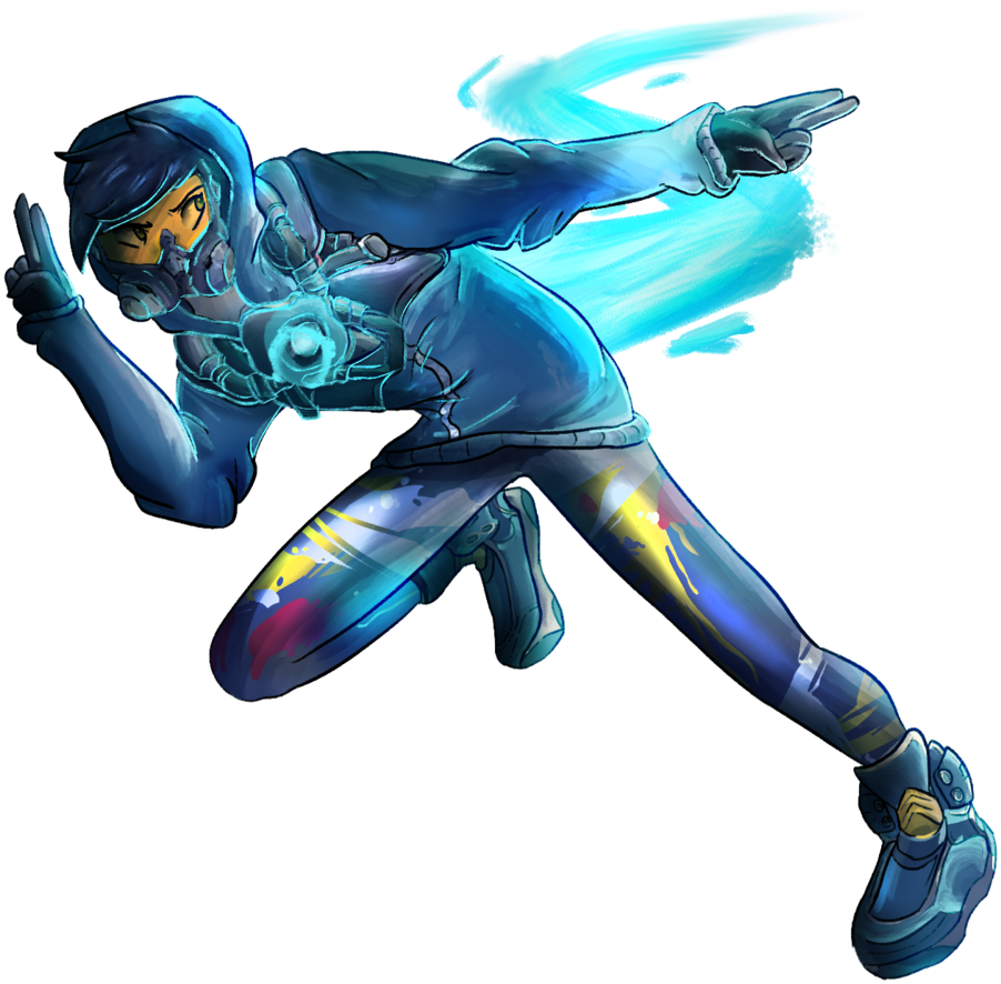 Download Graffiti Tracer By Thatcreativecat - Tracer Graffiti Skin Png ...