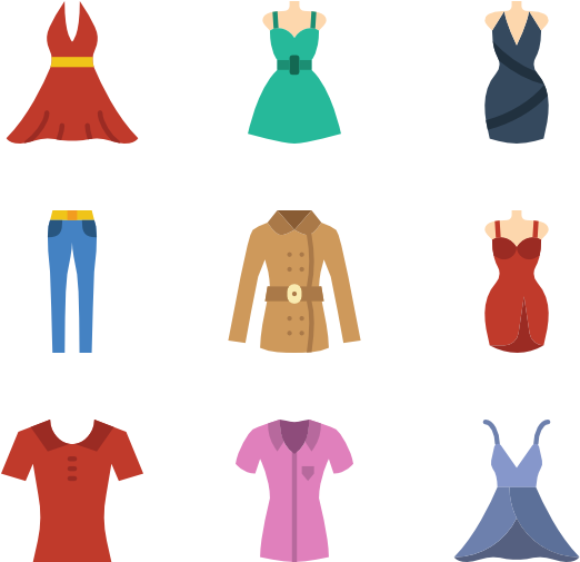 Download HD Woman Clothes - Clothes Vector Png Transparent PNG Image ...
