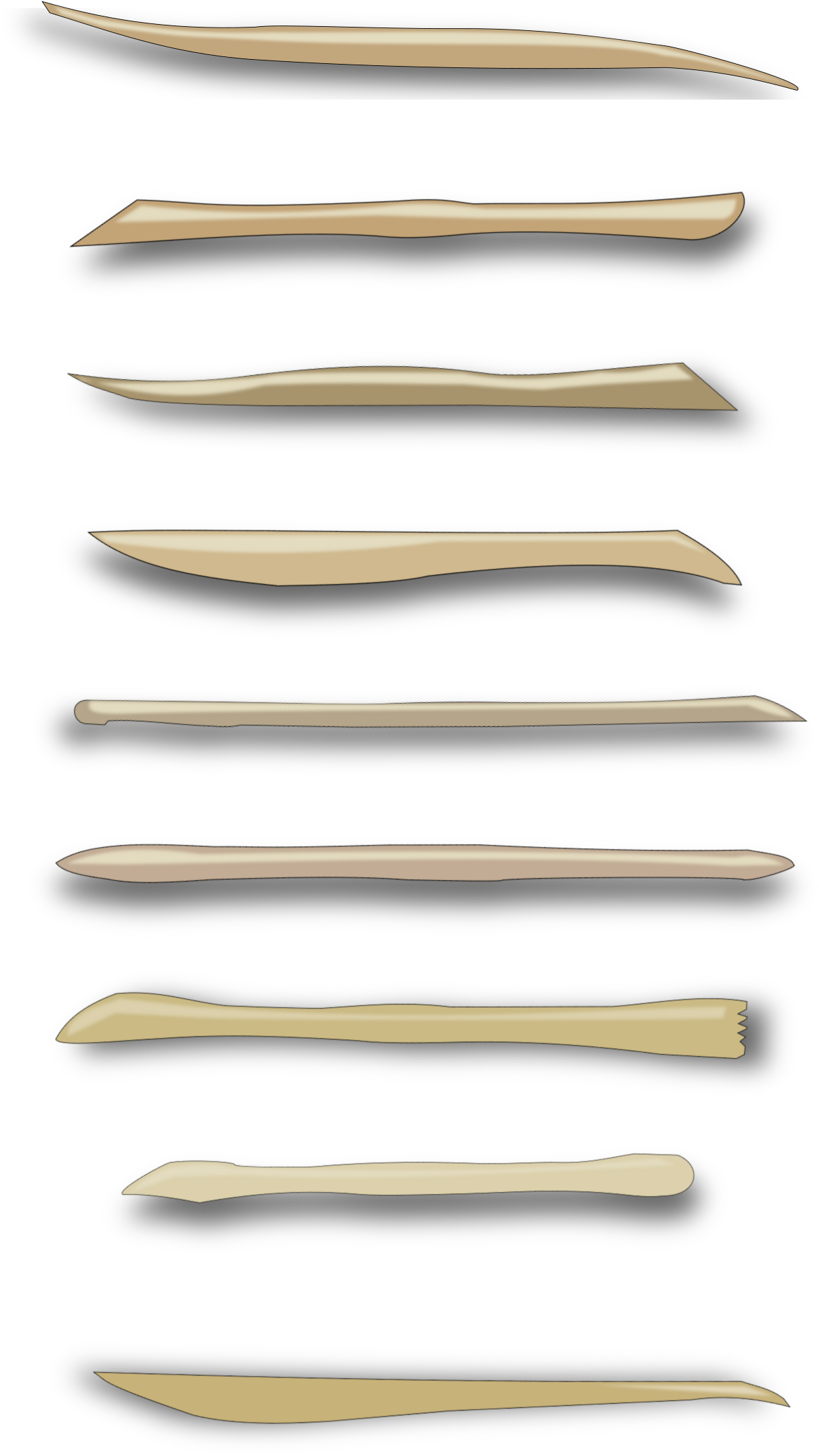 Download This Free Icons Png Design Of Clay Modelling Tools - HD ...