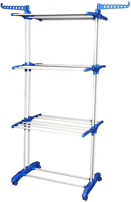Download Kumaka Premium Quality 3 Layer Clothes Rack Hanger - Heavy ...