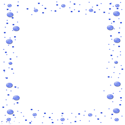 Download Blue Bubbles Frame - Picmix - HD Transparent PNG - NicePNG.com