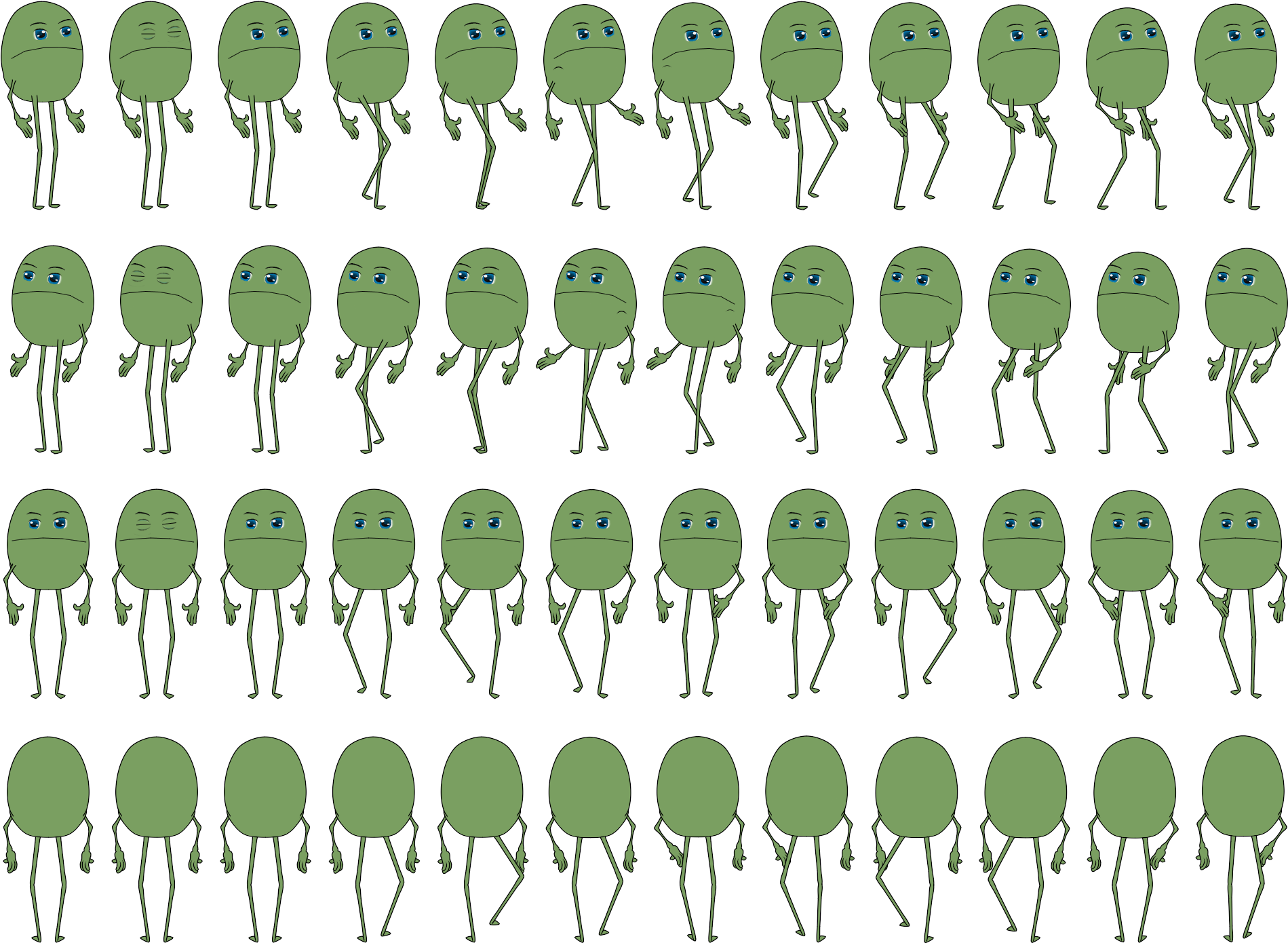 Download Adv Chara - 2d Character Sprite Png - HD Transparent PNG ...