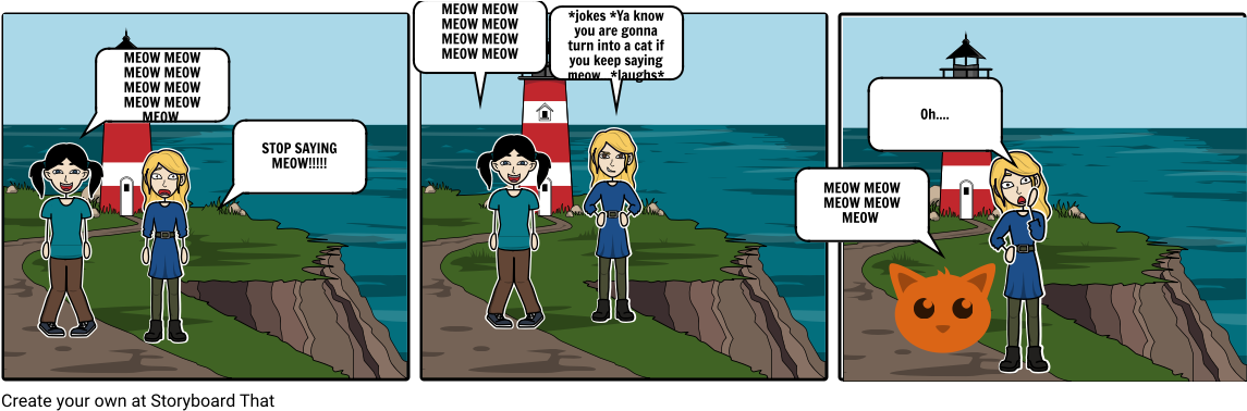 Download HD Meow - Cartoon Transparent PNG Image - NicePNG.com