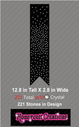 Download HD Rhinestone Cheer Bow Template 86350 - Rhinestone ...