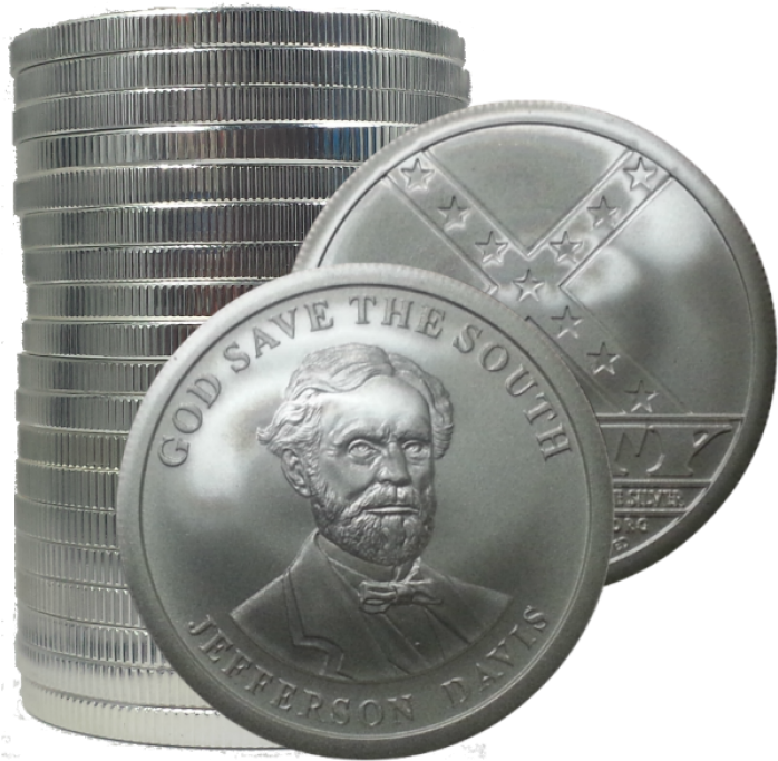 Download HD Confederate Silver Coins Transparent PNG Image - NicePNG.com