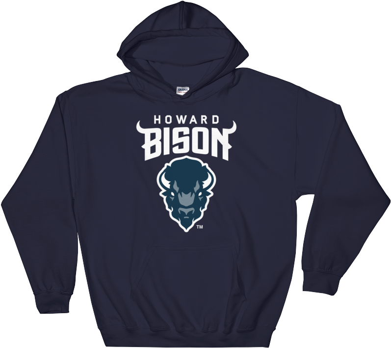Download Howard University Bison Logo Pullover Hoodie - Howard Bison ...