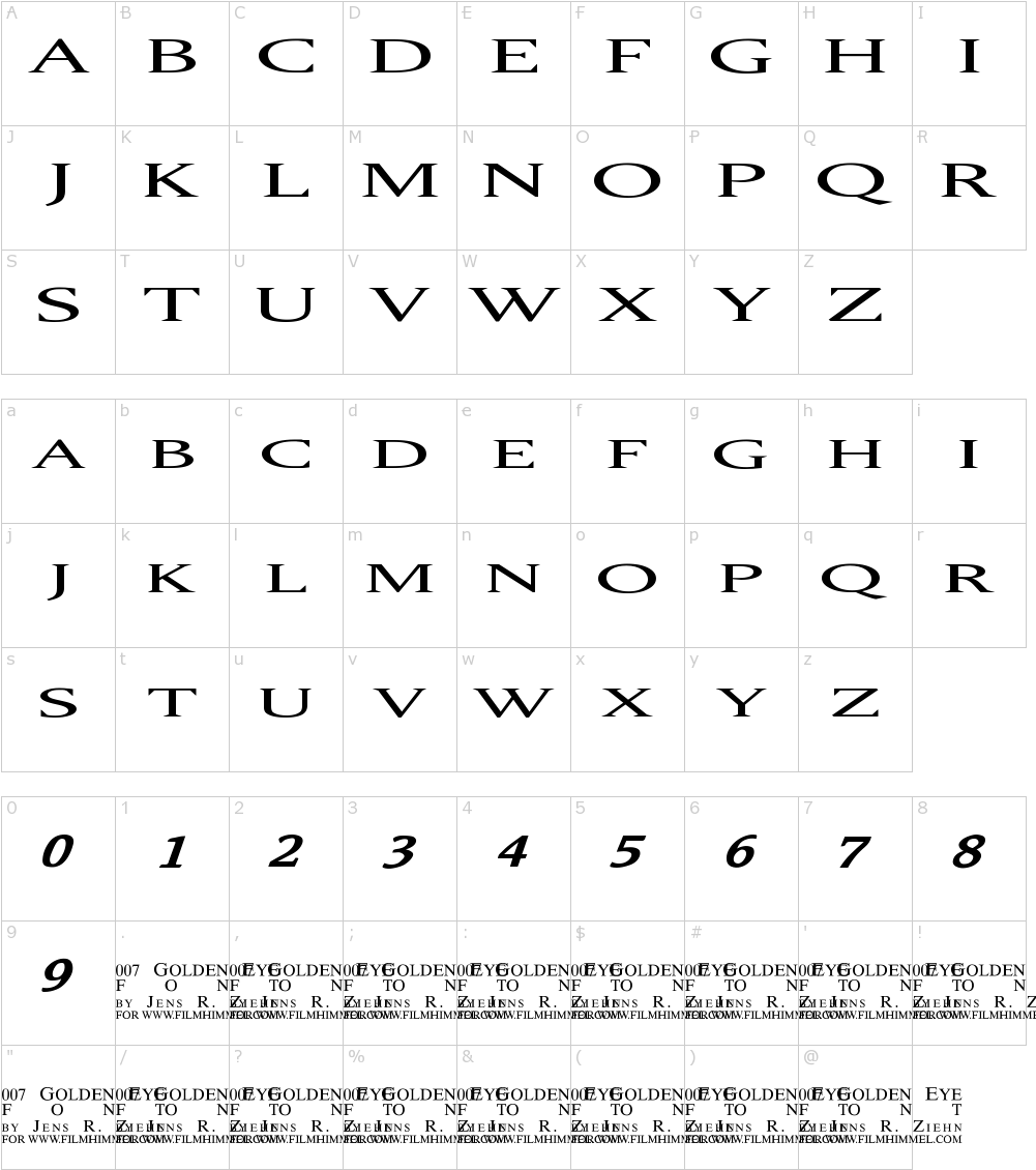 Download HD Font Characters - James Bond Font Transparent PNG Image ...