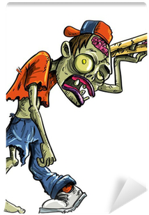 Download HD Zombie Eating Face Cartoon Transparent PNG Image - NicePNG.com