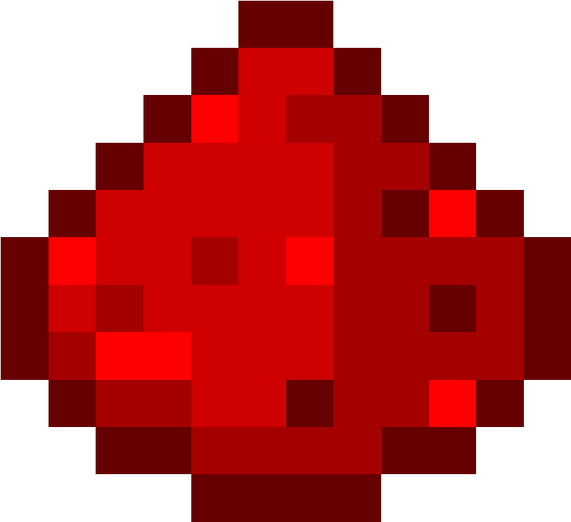 Download HD Dragonite Dust - Redstone Minecraft Pixel Art Transparent ...