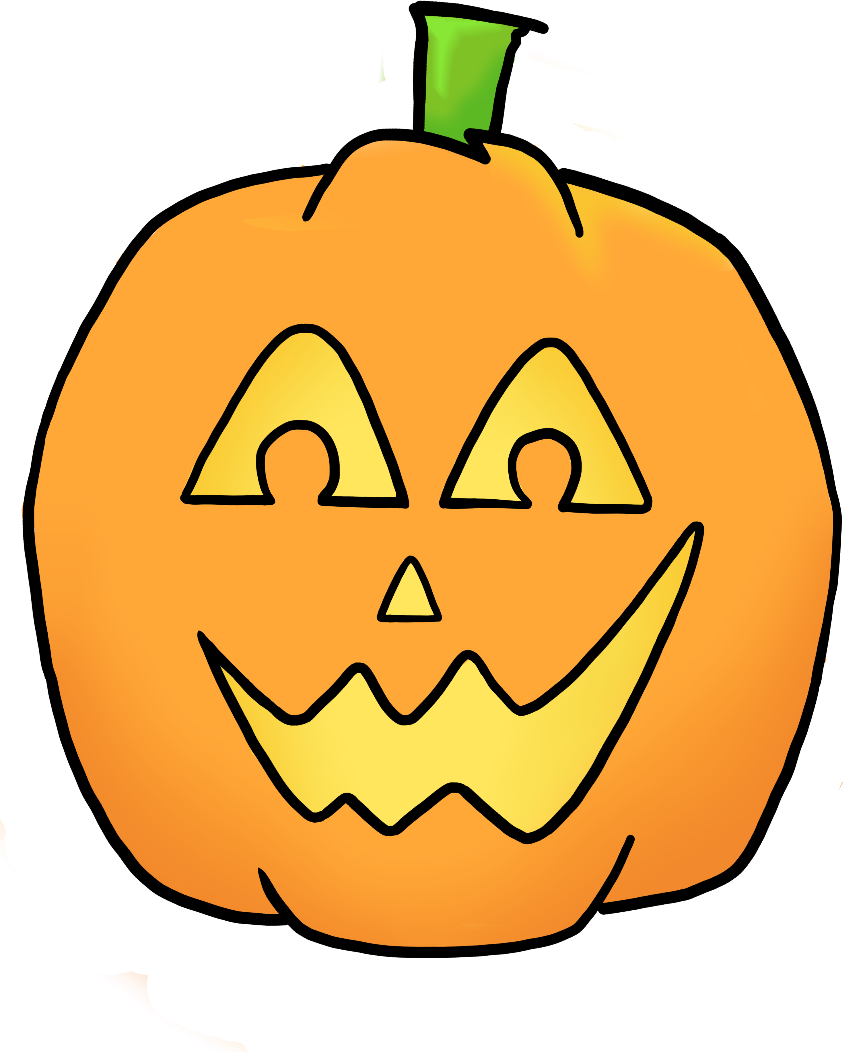 Download HD Happy Jack O Lantern Clipart - Jack-o'-lantern Transparent ...