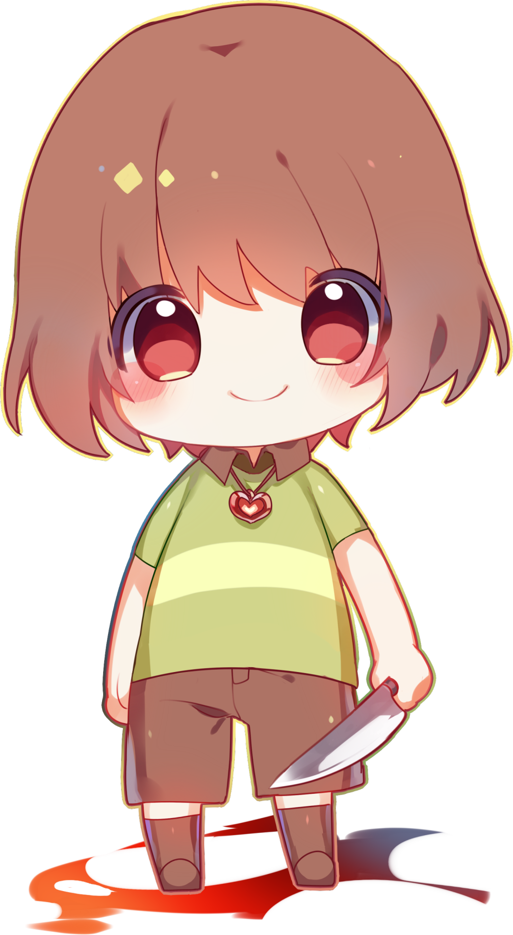 Download Clipart Free Library Chibi Transparent Undertale - Chara ...