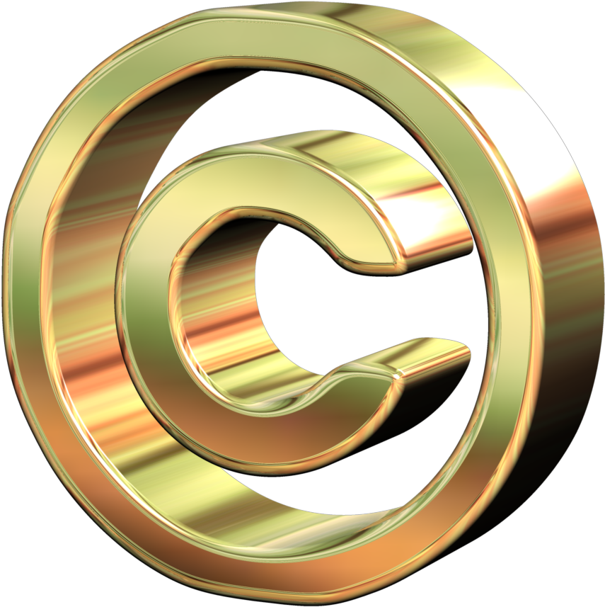 Download HD Copyright - Copyright Logo Gold Png Transparent PNG Image ...