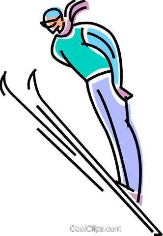 Download HD Ski Jumping, Silhouette - Ski Jumper Clip Art Transparent ...