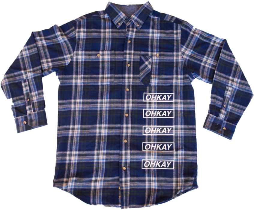 Download HD Blue Flannel Transparent PNG Image - NicePNG.com