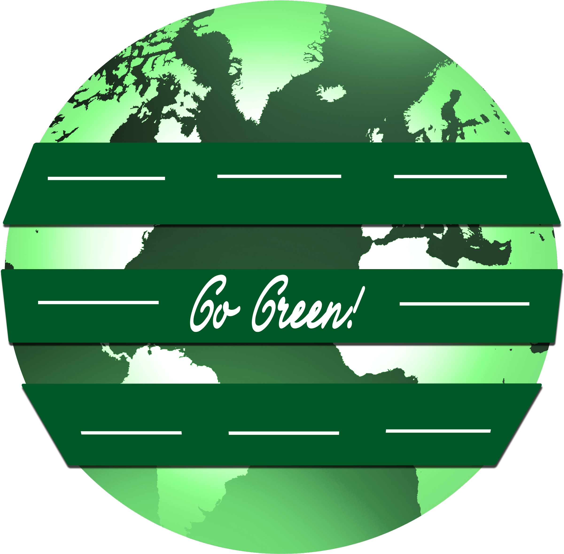 Download HD World Go Green Transparent PNG Image - NicePNG.com