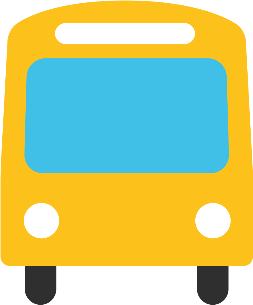 Download File - Emoji U1f68d - Svg - Bus Emoji - HD Transparent PNG ...
