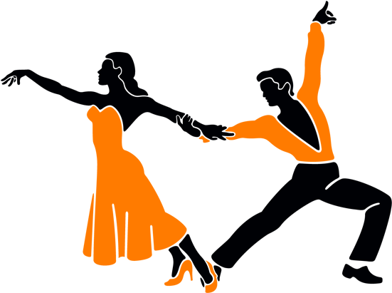 Download Salsa - Silhouette Salsa Dancers Transparent - HD Transparent ...