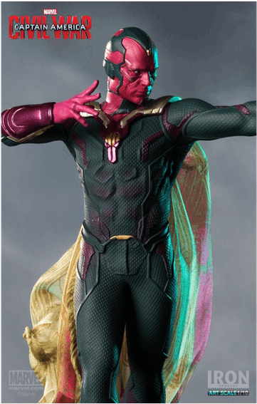 Download HD Marvel Vision Png - Marvel Vision Statue Transparent PNG ...