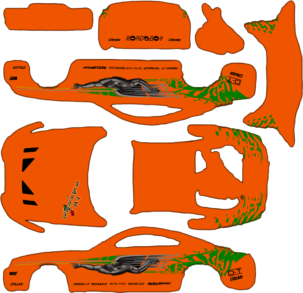 Download Brian Supra Decals - HD Transparent PNG - NicePNG.com
