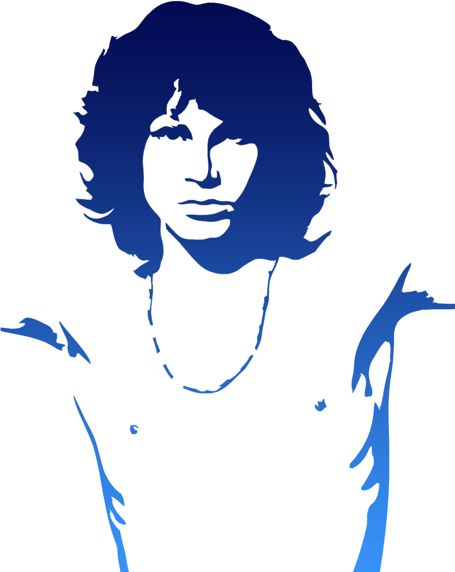 Download Jim Morrison - Jim Morrison Vector Art - HD Transparent PNG ...