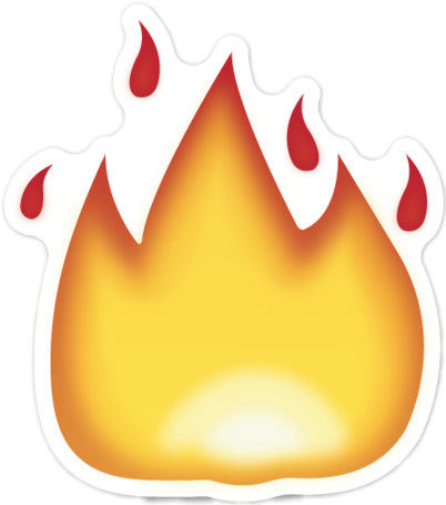 Download HD Fuego Emoji Emojis Emojisticker Emojiwhatsapp Emojiedit ...