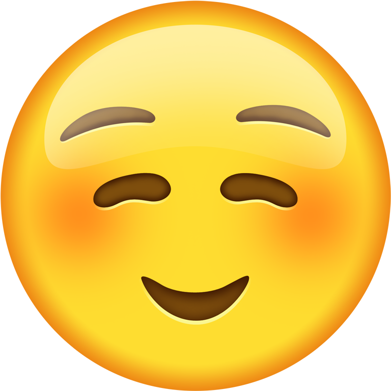 Download HD Blush Emoji Transparent PNG Image - NicePNG.com