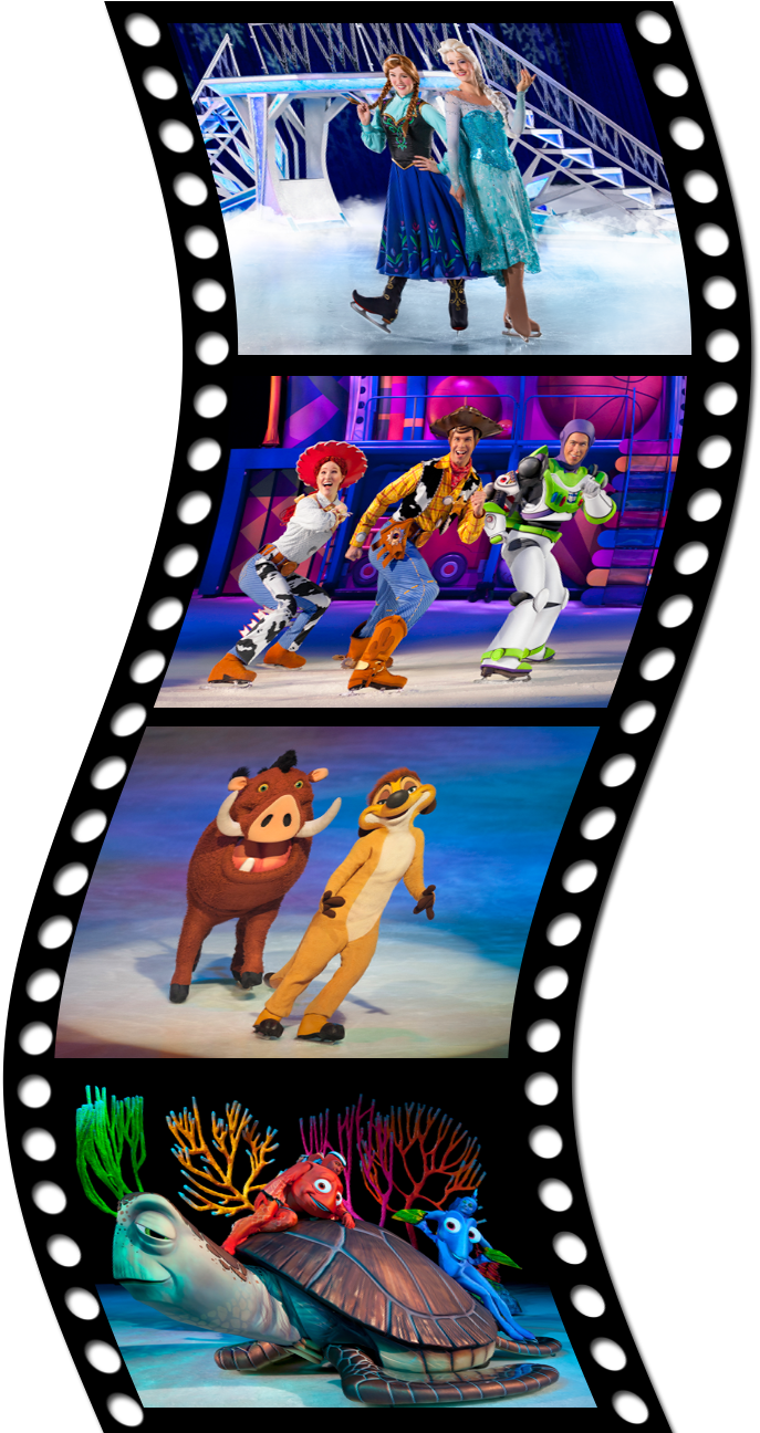 Animated Film Reel Picture Frame