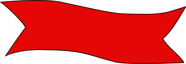 Download HD Color Clipart Banner - Red Banner Clipart Transparent PNG ...