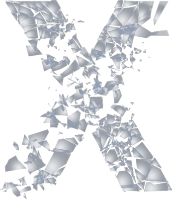 Download Shattered Glass Texture Png Free A Broken Glass Psd - Broken X ...