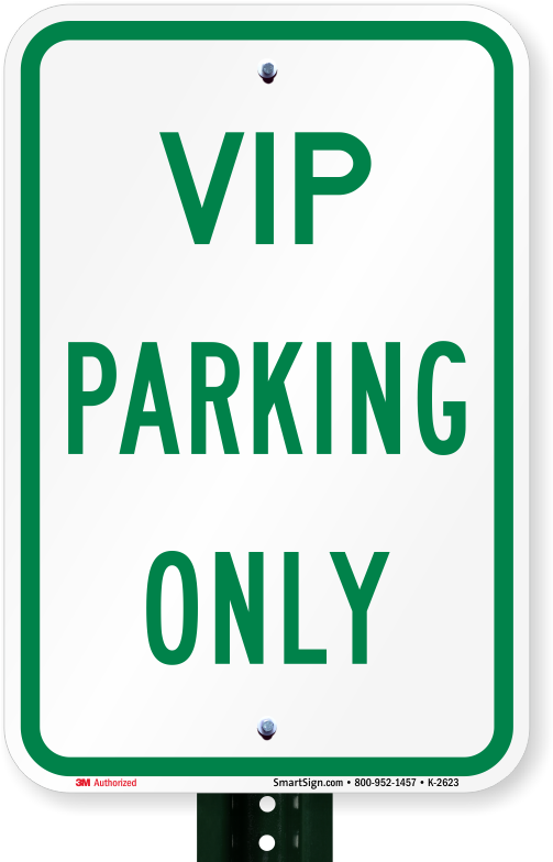 Download HD Vip Parking Only Sign - Residential Parking Sign ...