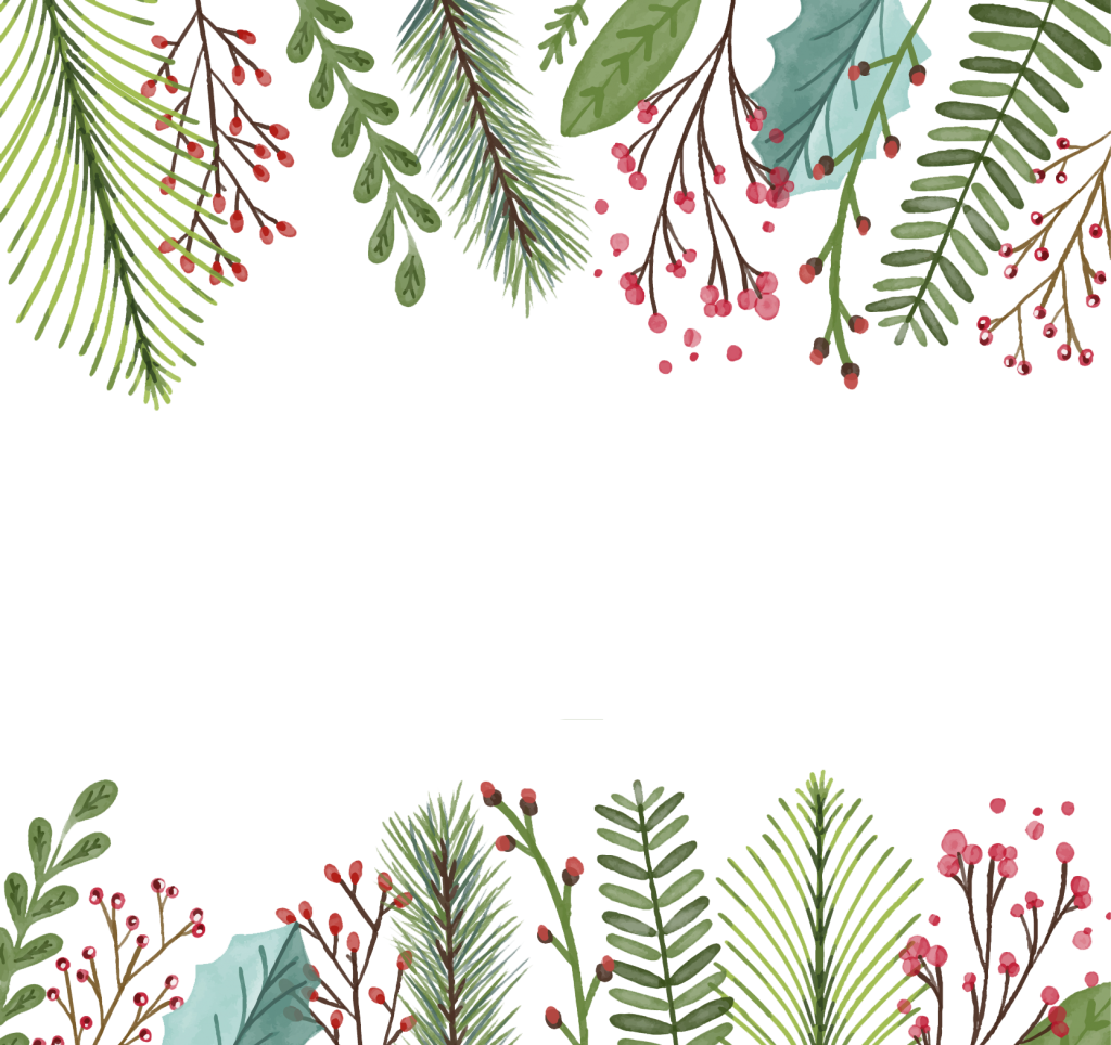 Download Christmas Tree Border Png - Email Signature Christmas Email ...