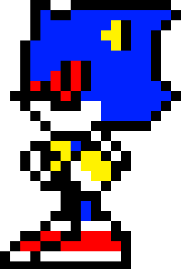 Download Simple Metal Sonic - Metal Sonic Pixel Art - HD Transparent ...
