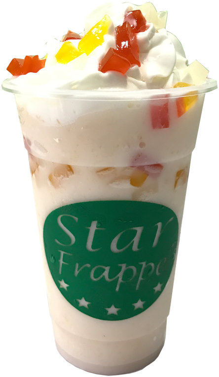 Download HD Star Frappe Food Cart Products Milk Tea - Star Frappe Shake ...