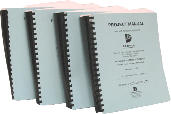 Download Assortment Of Gbc Comb-bound Books - Project Manual ...