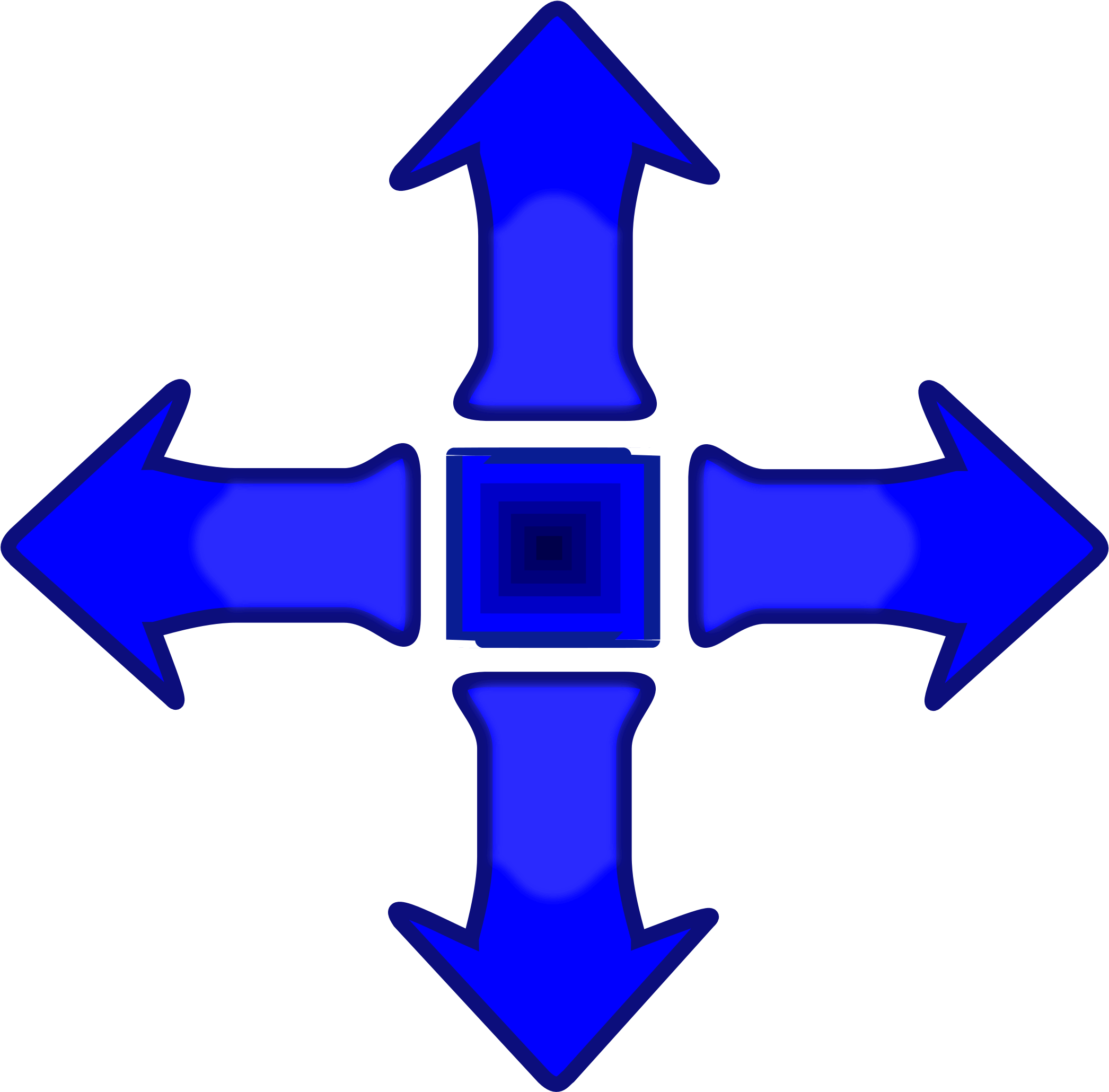 Download Arrow Keys Computer Icons Button Diagram - 4 Sided Arrow Png ...