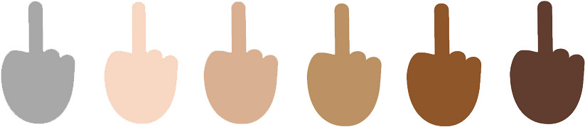 Download Emoji-finger - Middle Finger Smiley Whatsapp - HD Transparent ...