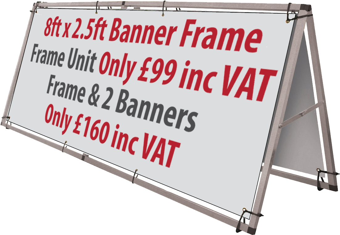 Download Exterior A Frame Banner Stand - Banner - HD Transparent PNG ...