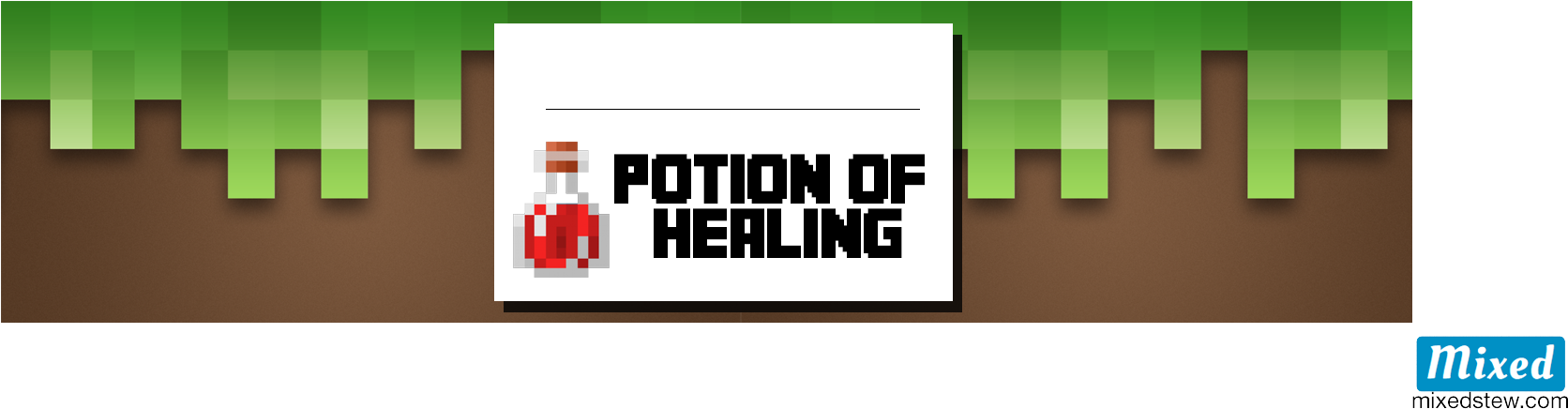 Download Ultimate Minecraft Party Printable Drink Label - Minecraft ...