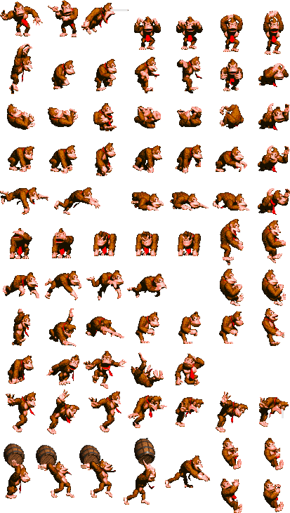 Download HD Donkey Kong Mario Sprite - Cartoon Transparent PNG Image ...