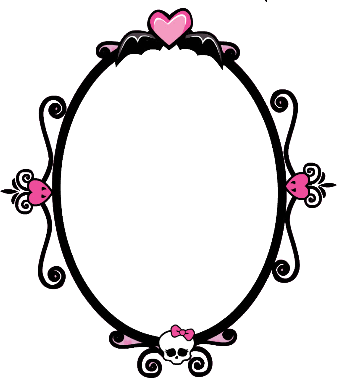 Download Monster High Logo Clip Art - Frame Monster High Png - HD ...