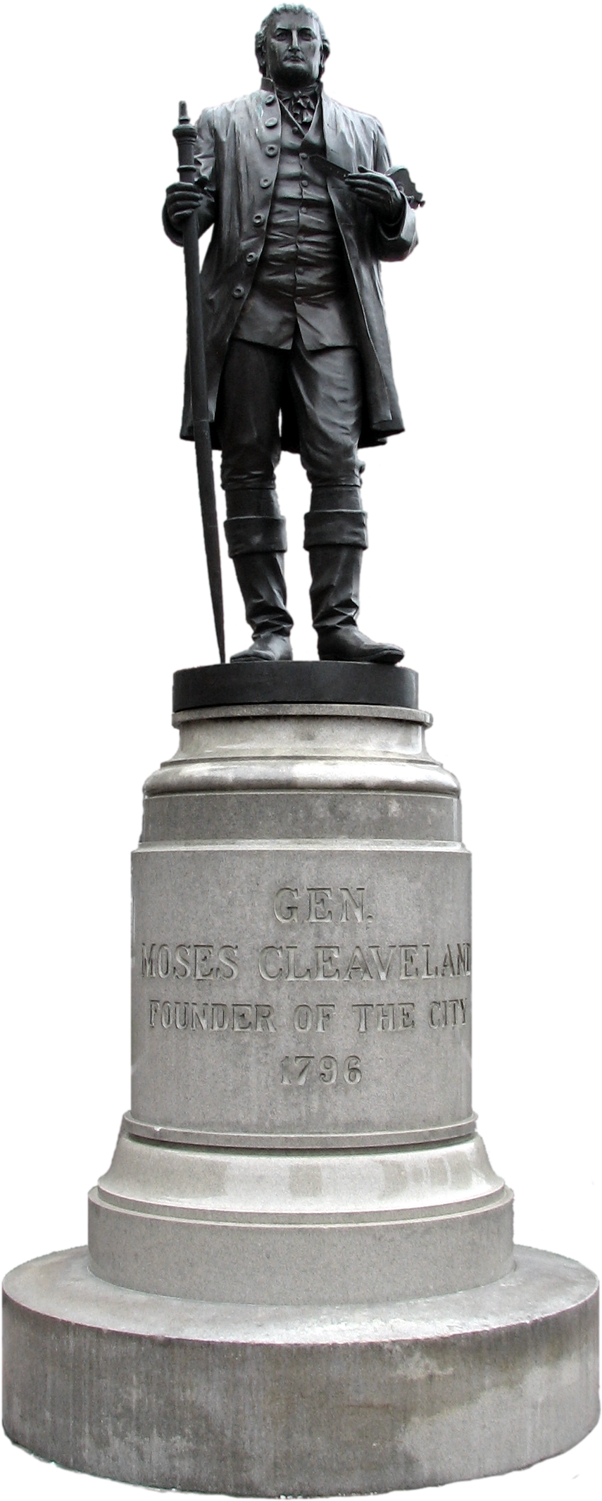 Download Moses Cleaveland - Statue - HD Transparent PNG - NicePNG.com