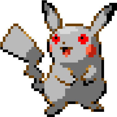 Download Robot Pikachu - Pixel Art Pikachu Png - HD Transparent PNG ...