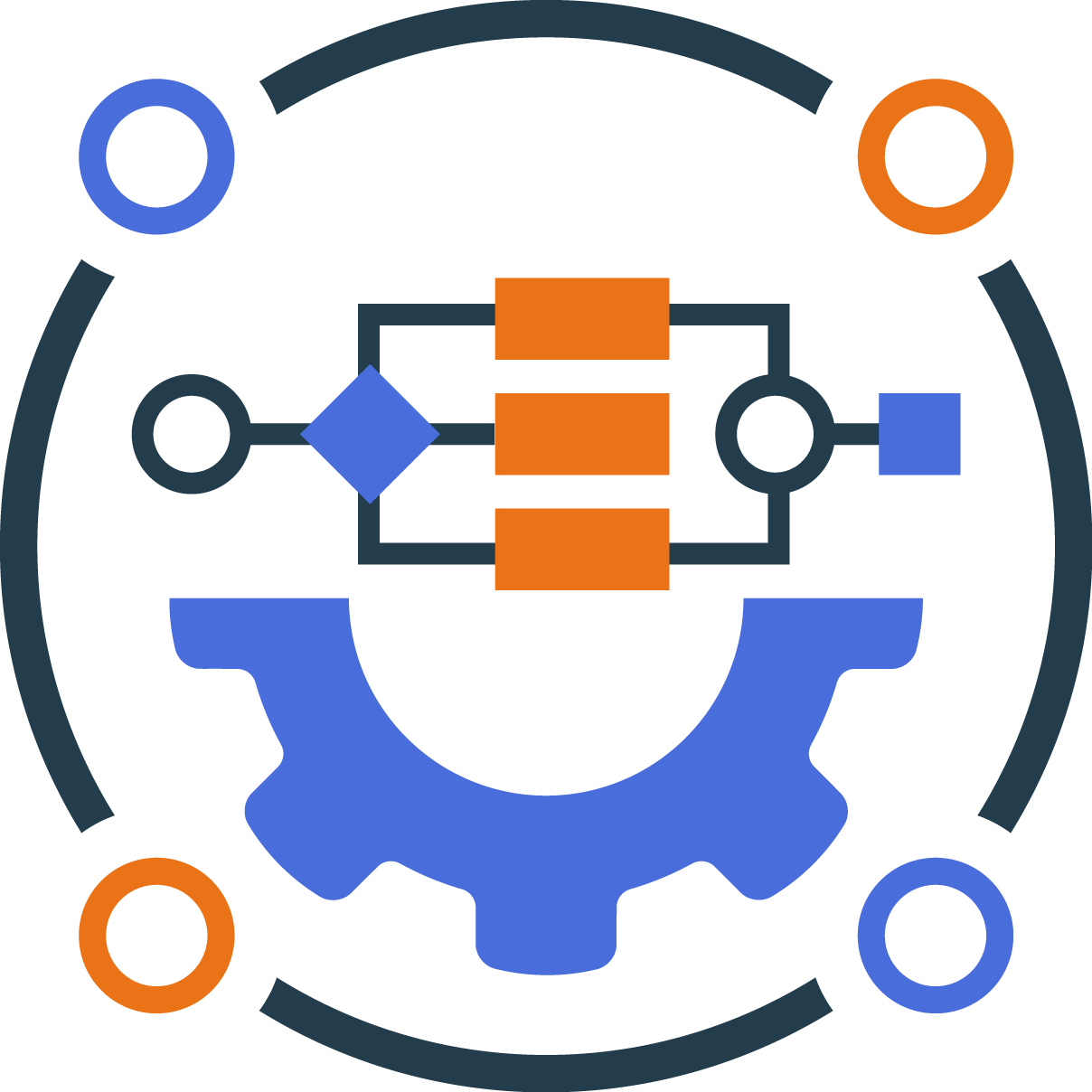 Download Process Icon Process Icon Blue Png Full Size - vrogue.co