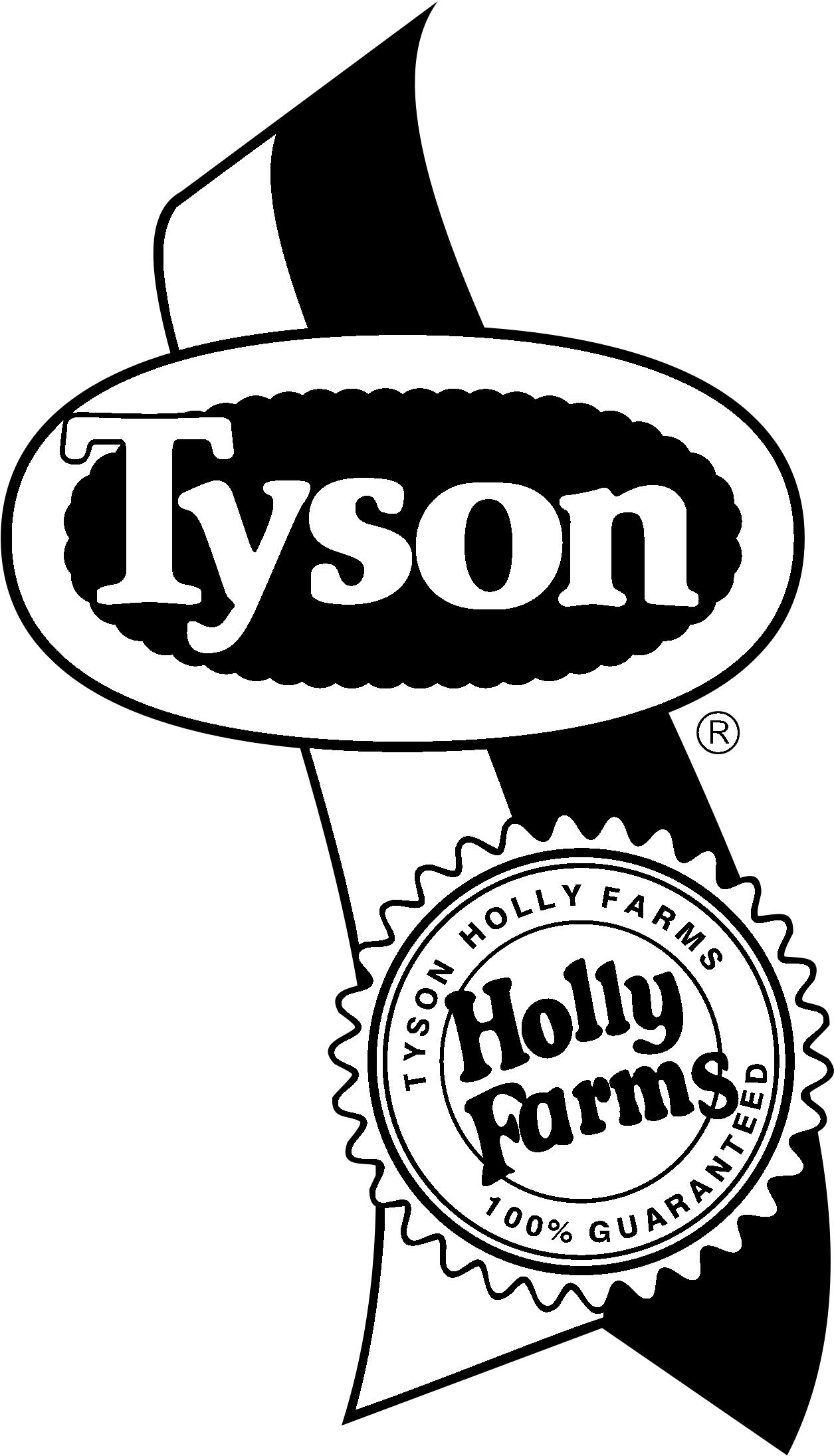 Download HD Tyson Logo Black And White - Diversified-adtee Custom 2 1/2 ...
