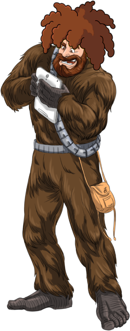 Download HD Sideshow Wookiee - Cartoon Transparent PNG Image - NicePNG.com