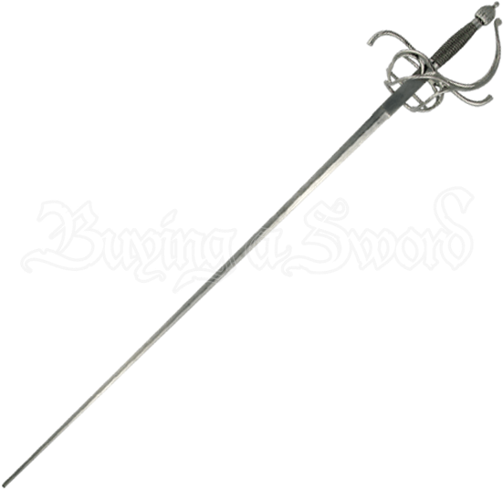 Download Practical Swept Hilt Rapier - Black Rapier - HD Transparent ...