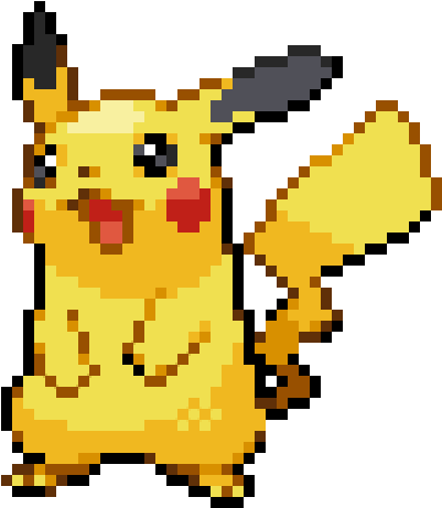 Download Pikachu Pokemon Pikachu Pixel Sticker Freetoedit - Female ...
