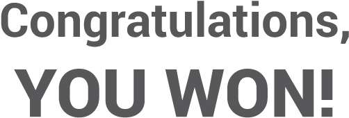 Download Win Top Image, 600, 300, Transparent Png - You Won Png - HD ...