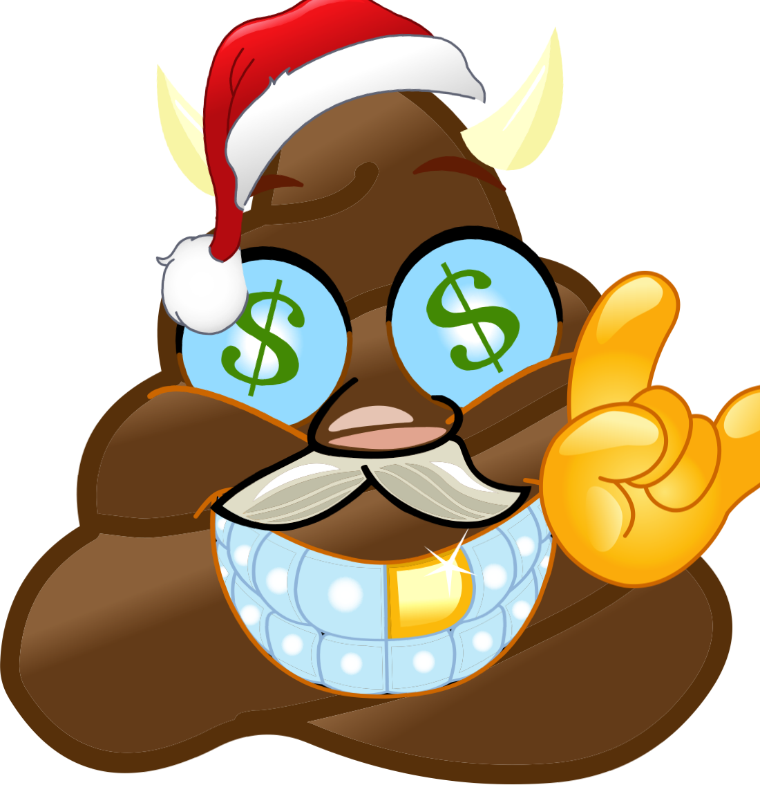Download #money #christmas #emoji By Emoji Mill - Cartoon - HD Transparent PNG - NicePNG.com