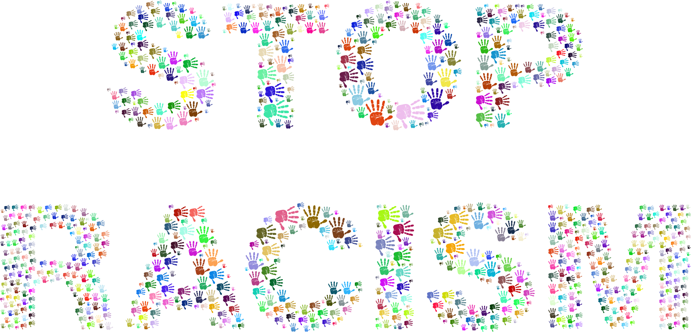 Download This Free Icons Png Design Of Stop Racism 2 No Background - HD ...